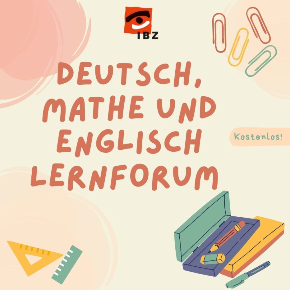 Deutsch, Mathe und Englisch Lernforum – IBZ Bielefeld e.V.